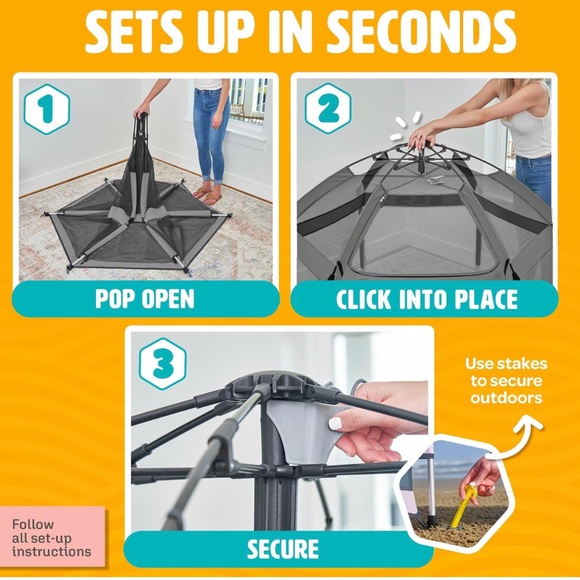 Amazon | Other | Pop N Go Premium Indoor And Outdoor Baby Playpen Play ...